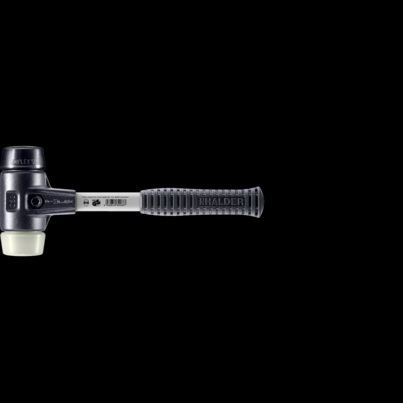 Halder 3728.050 Simplex Mallet with Black Rubber and Nylon Inserts Hea – Blades Direct