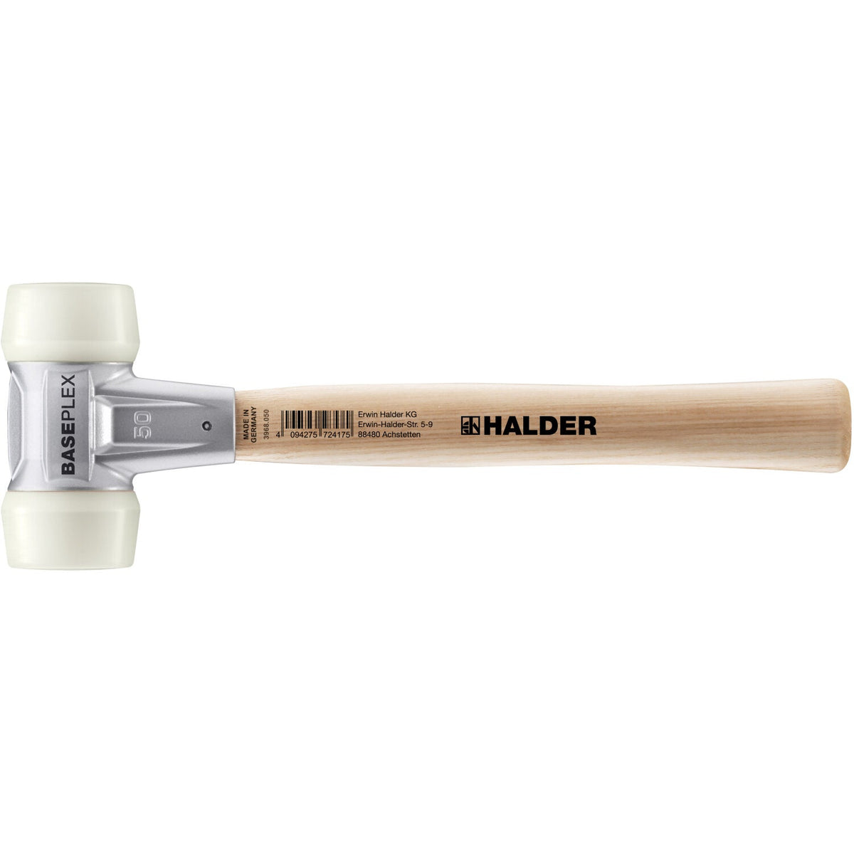 Halder 3908.050 Baseplex Mallet with Nylon Face Inserts Zinc Die Cast – Blades Direct
