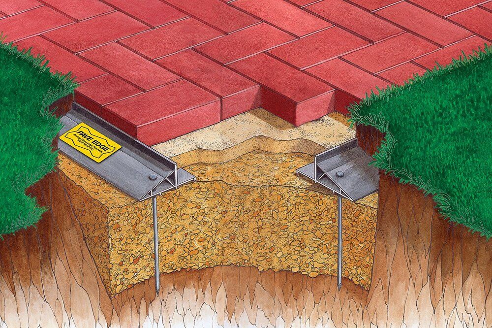 PAVE EDGE RIGID Edge restraint 84 ft Bundle – Blades Direct