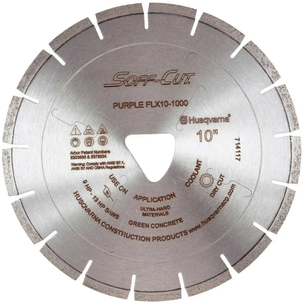 Soff Cut FLX 1000 Purple Ultra Early Diamond Blades – Blades Direct