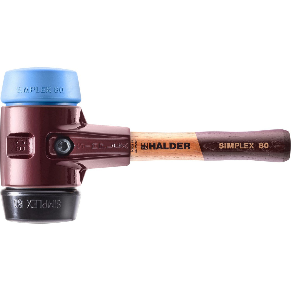 Halder 3012.082 Simplex Mallet with Soft Blue Rubber (non-marring) and ...