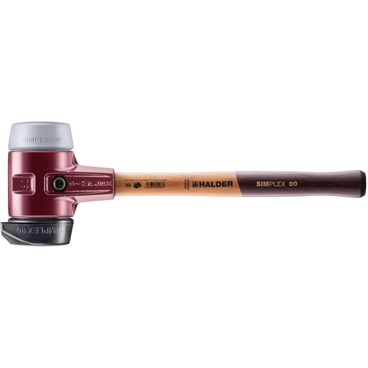 Halder 3023.280 Simplex Mallet with Grey Rubber (non-marring) and STAN ...