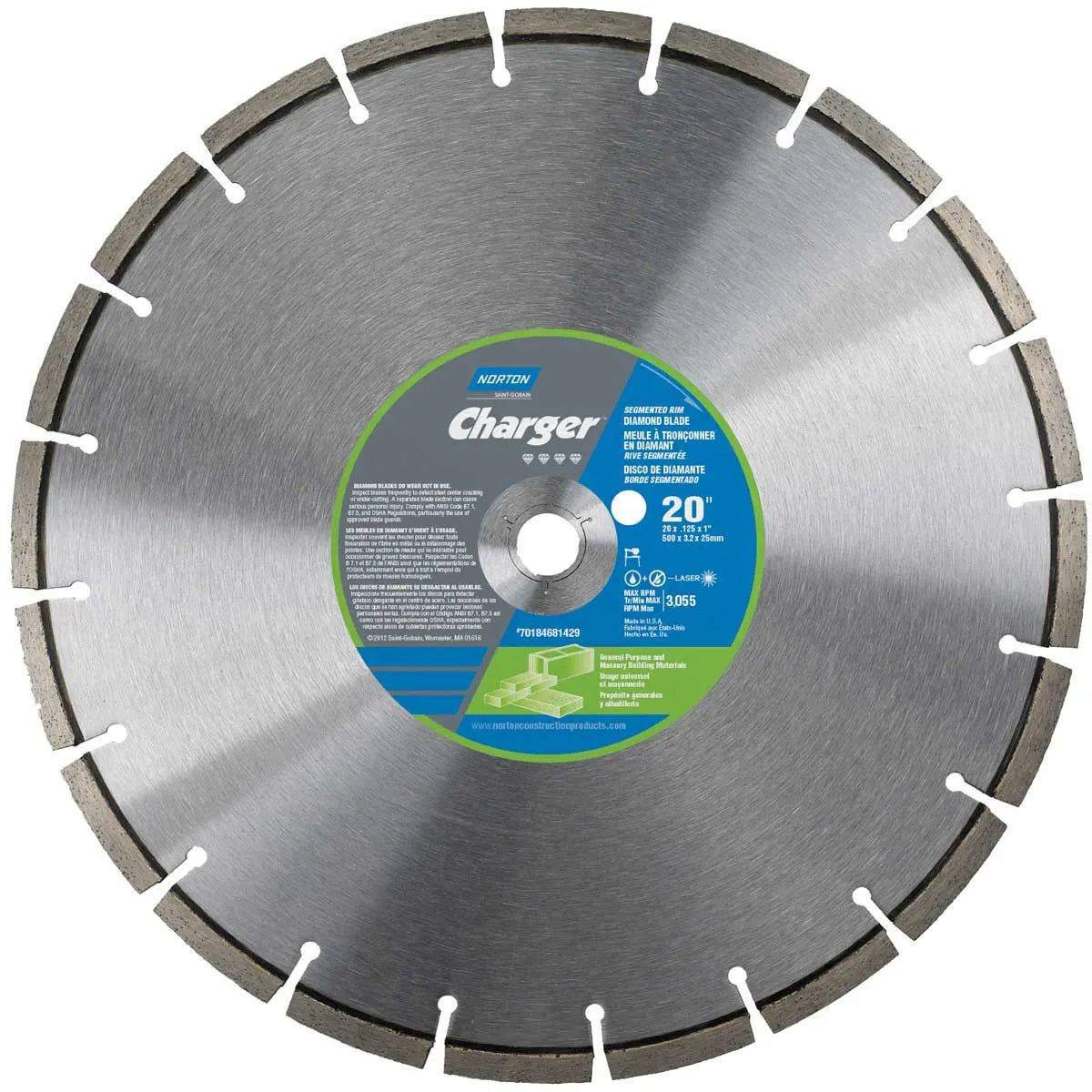 Norton Clipper Charger Masonry Saw Blade – Blades Direct