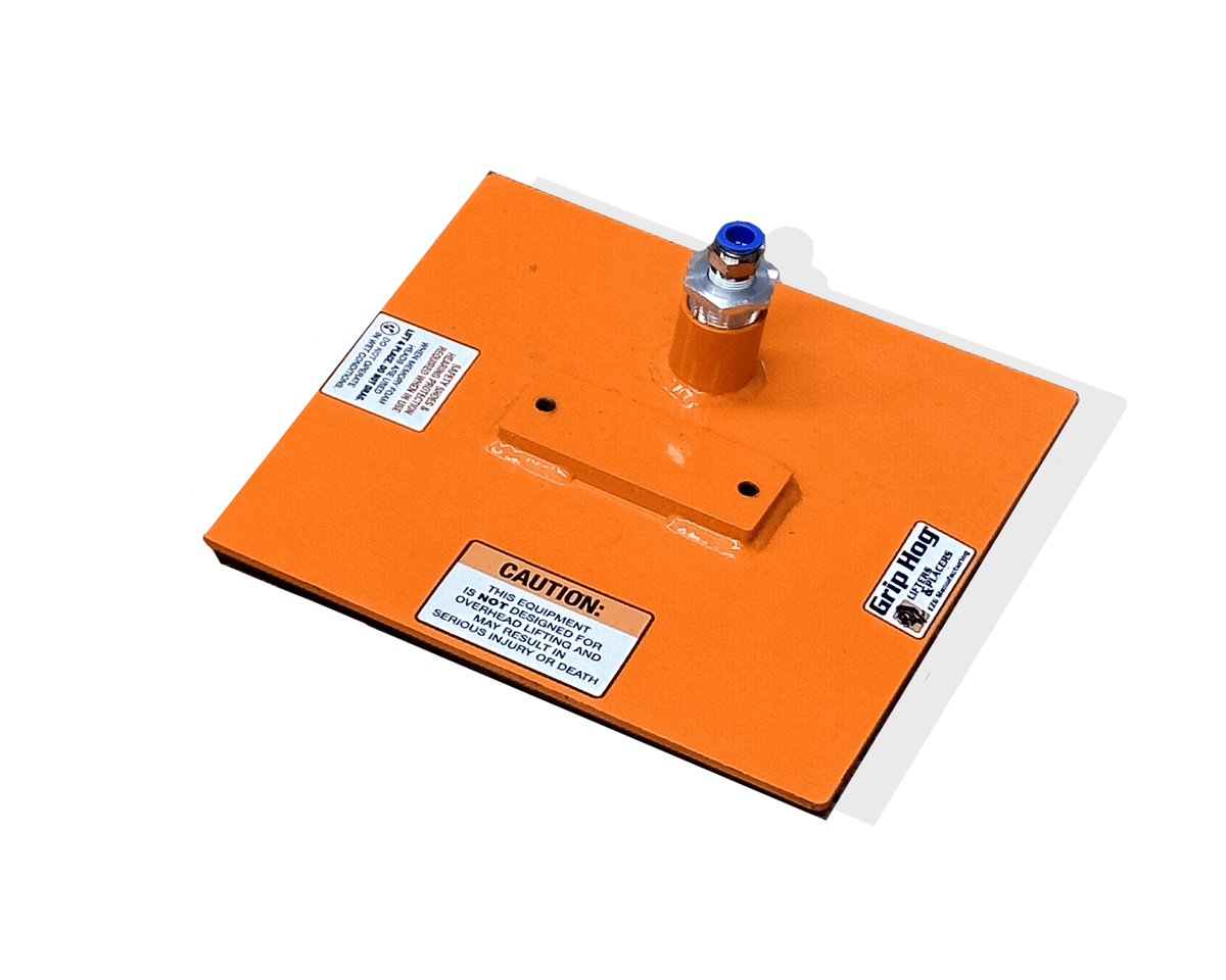 12" x 12" Memory Foam Grip Hog Head Square with Fittings, BIG FOOT ...
