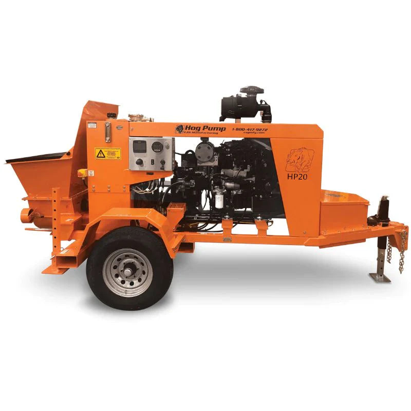 EZG Concrete Hog Pump Trailer – Blades Direct