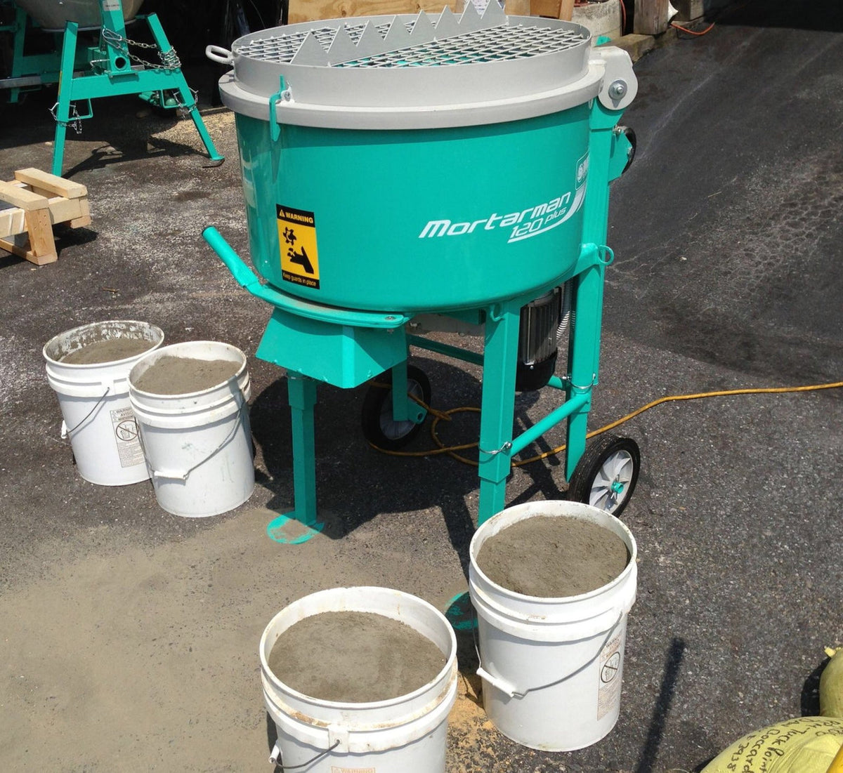 IMER - MIX 120 PLUS (MORTARMAN) - Portable 4CF Vertical Shaft Mixer ...