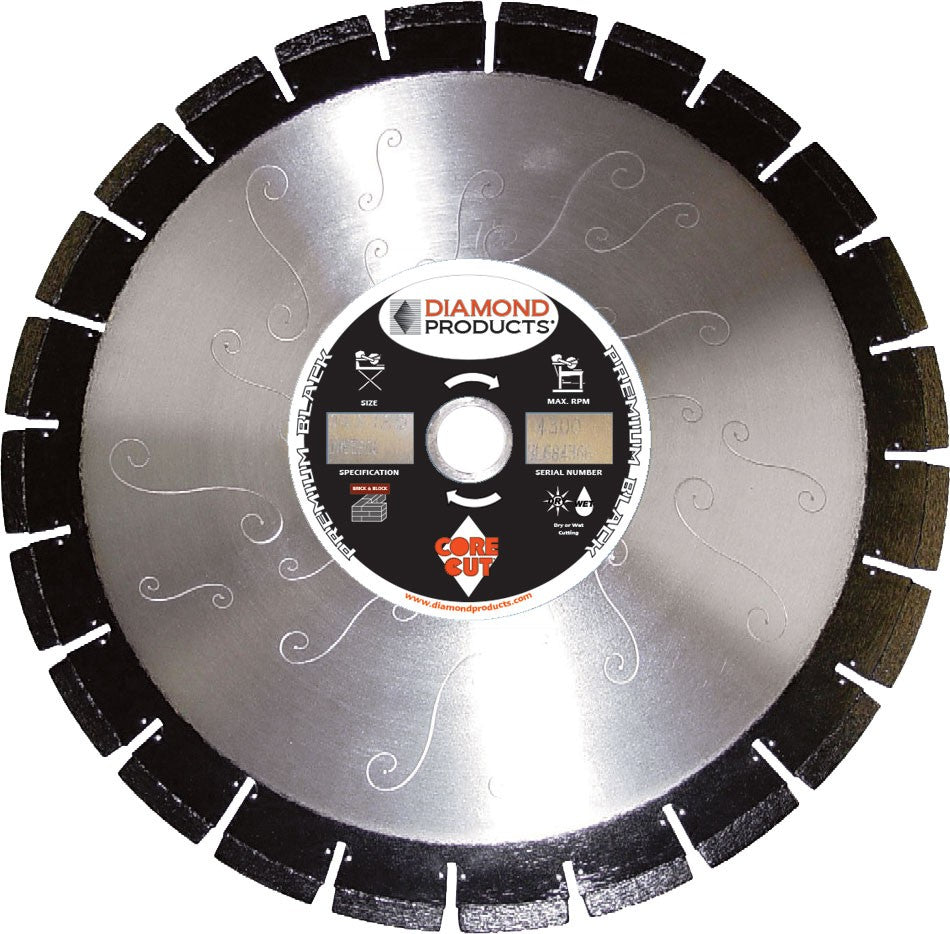 Premium Black Segmented Masonry Diamond Blades – Blades Direct