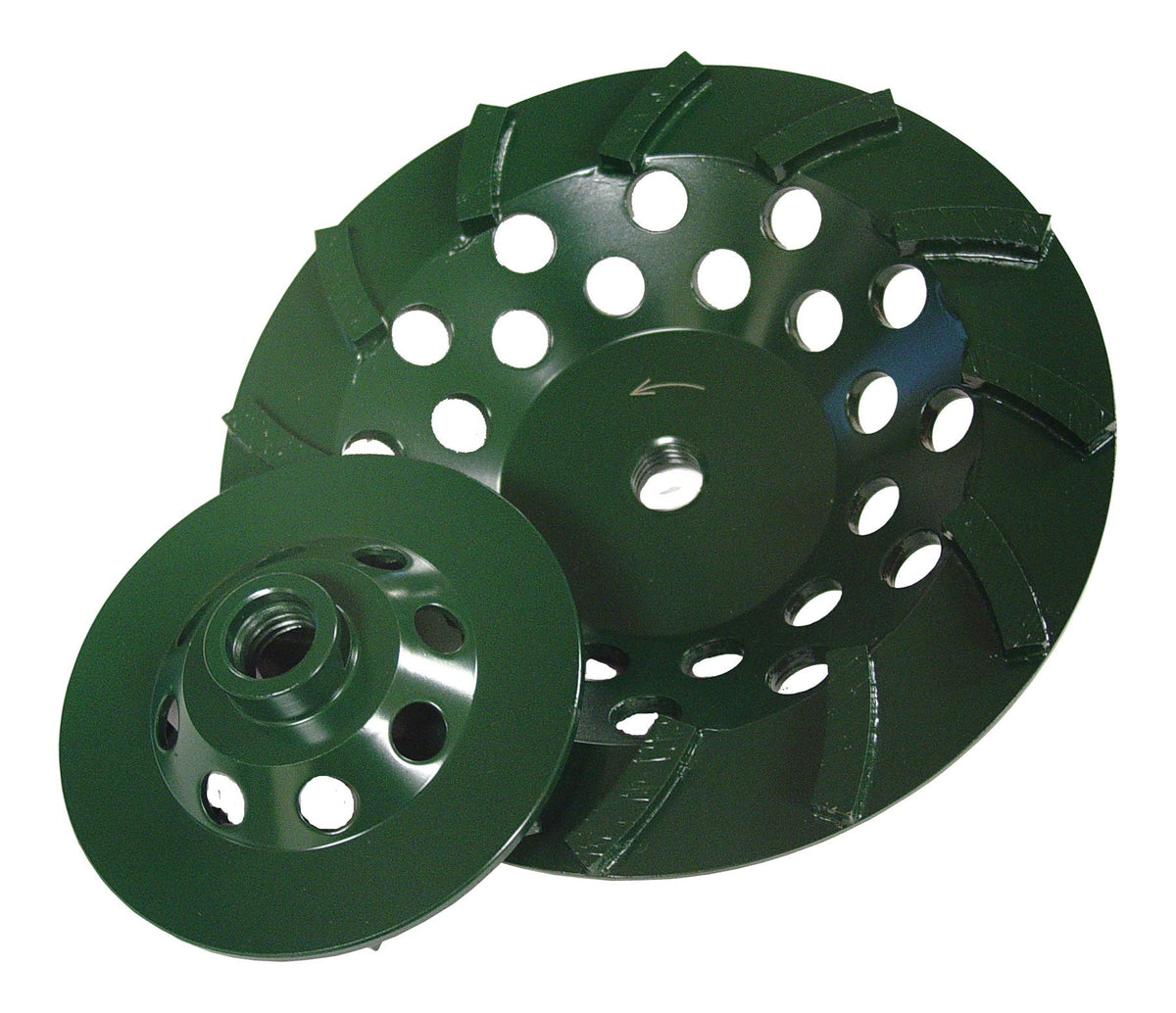 Utility Green Spiral Turbo Cup Grinders – Blades Direct