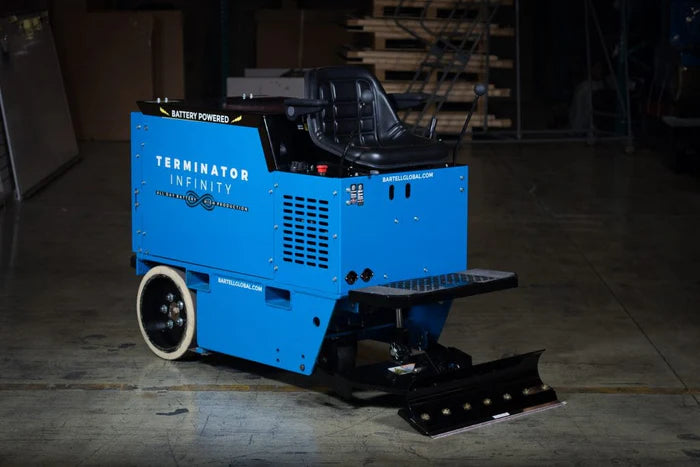 Terminator T-2500 Pro 25HP Propane Ride-On Floor Scraper – Blades Direct