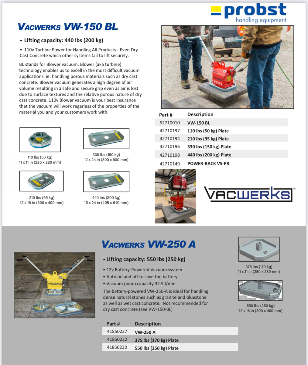 VacWERKS VW 150 BL | Probst Blower Vacuum | Blades Direct