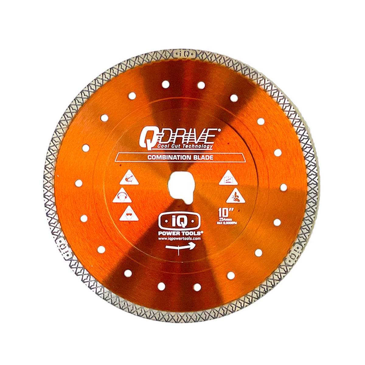 10" x .060 Q-Drive Plus Tile Blade Dry Platinum Combo | Blades Direct